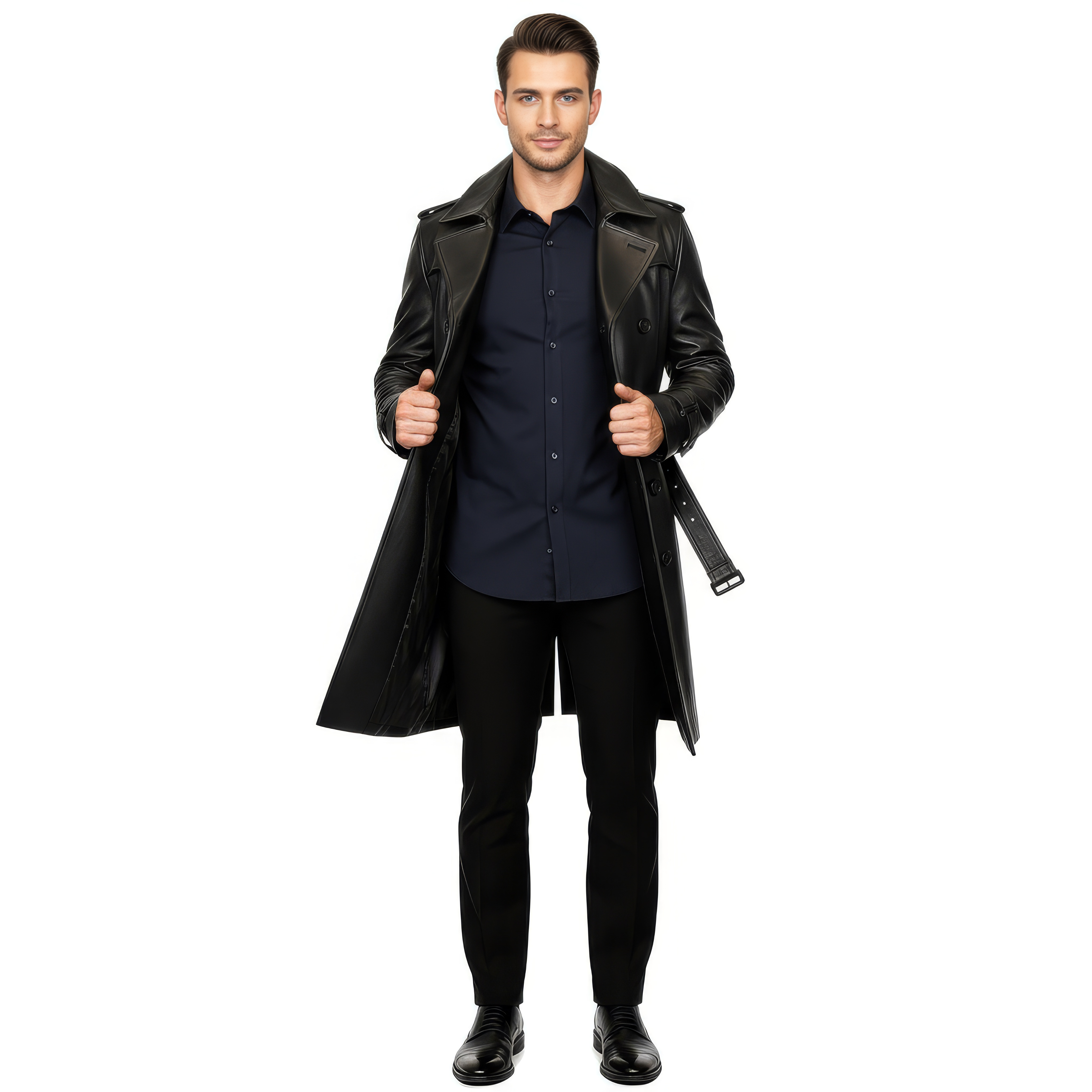 Men's Real Leather Coat - Zeus – SH Leatherwear